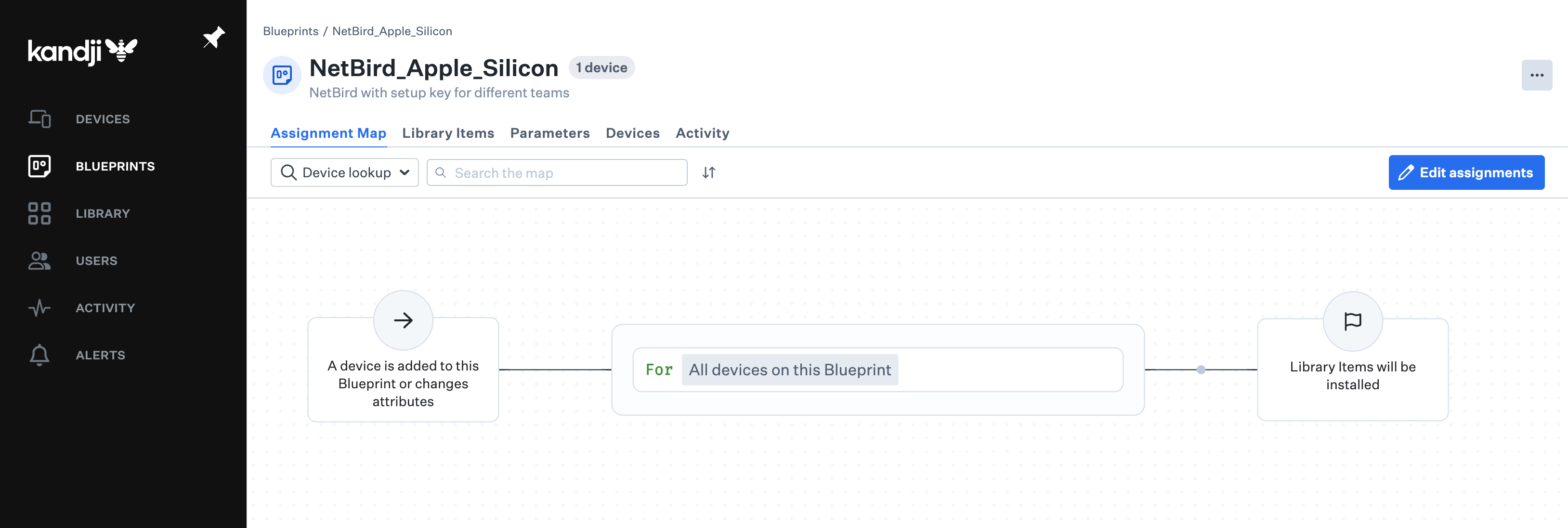 Deploying NetBird with Kandji MDM - NetBird Docs