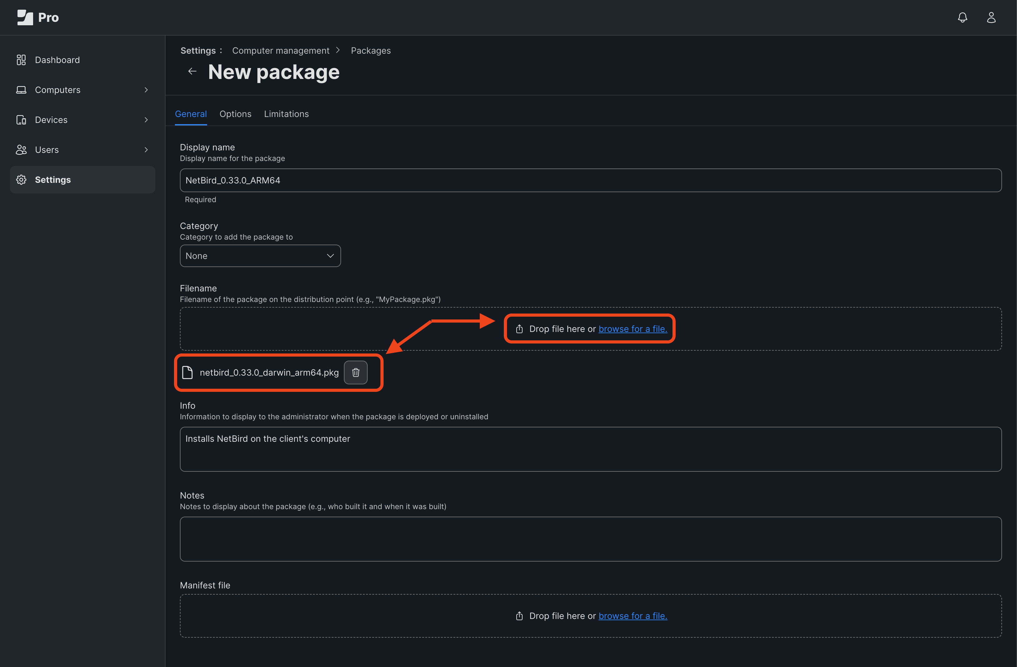 Deploying NetBird's with Jamf Pro - NetBird Docs