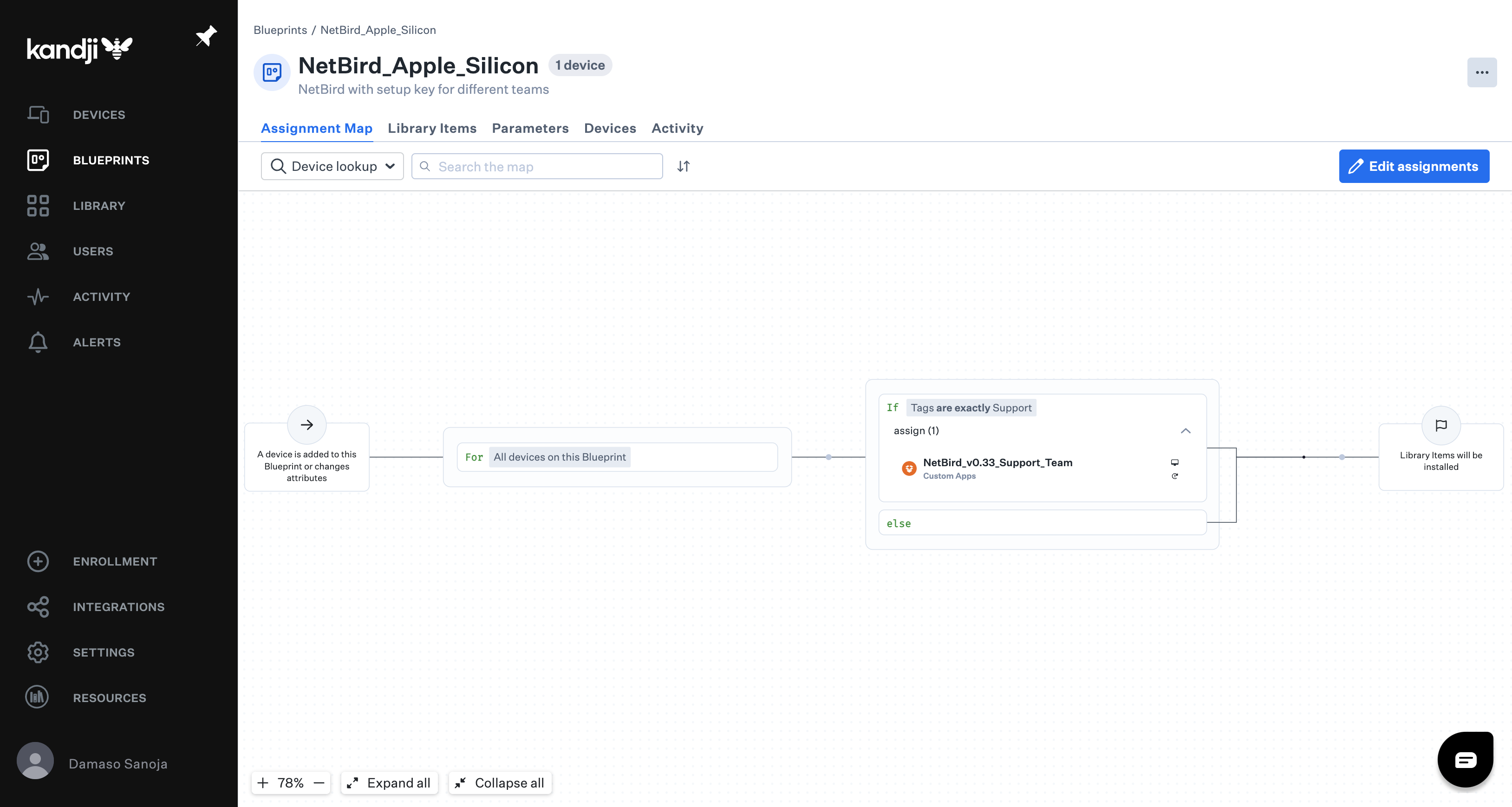 Deploying NetBird with Kandji MDM - NetBird Docs